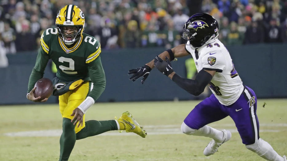 Ravens’ Marlon Humphrey immediately picks off Clayton Tune after Malik ...