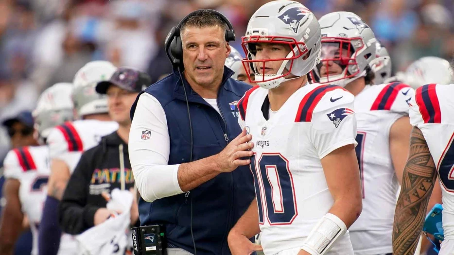 Patriots’ Mike Vrabel breaks down why Drake Maye should win MVP